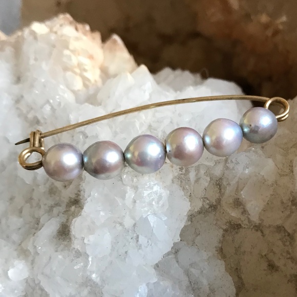Accessories | Vintage Pearl Scarf Pinclip | Poshmark